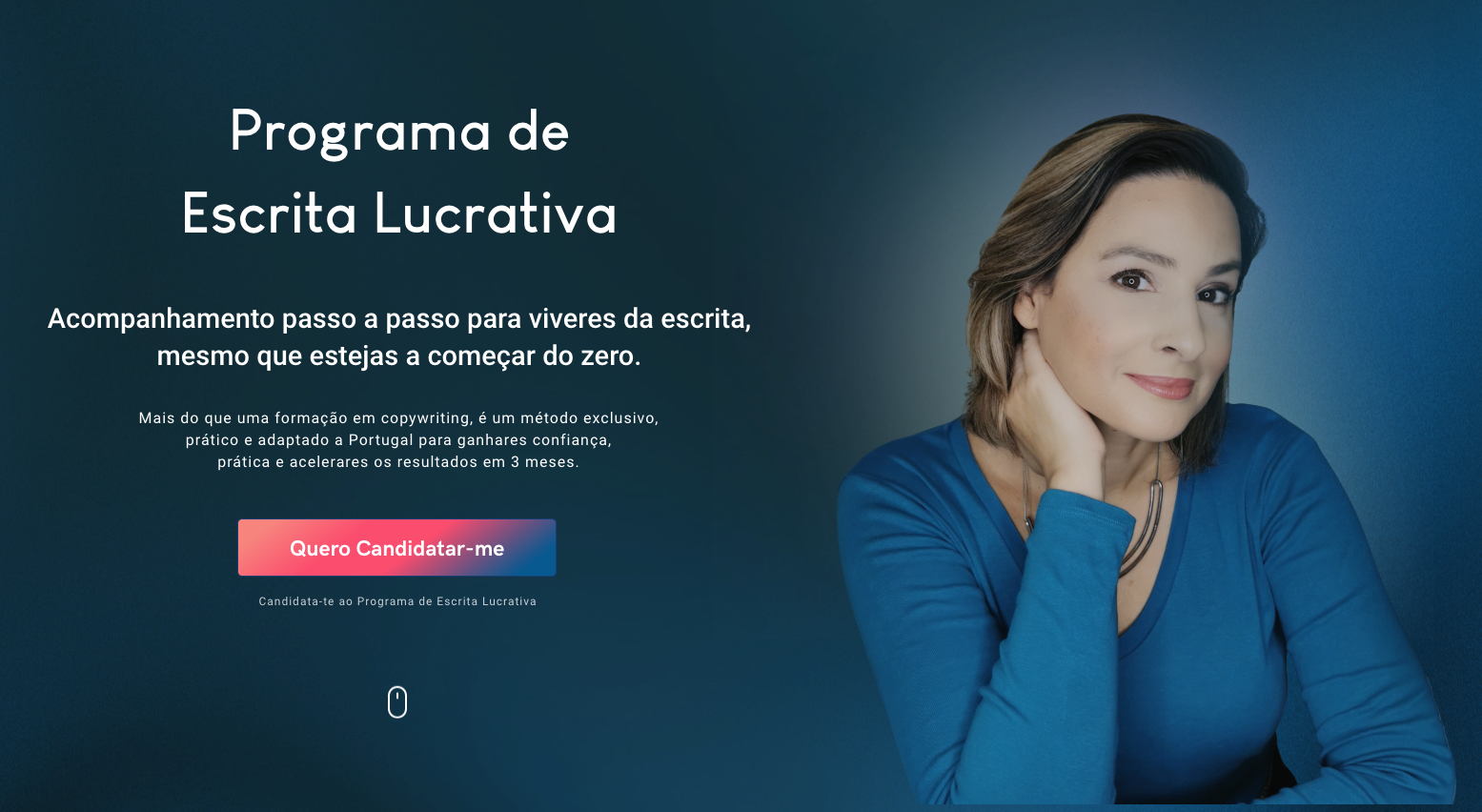 Programa De Mentoria Escrita Lucrativa | 100% Online